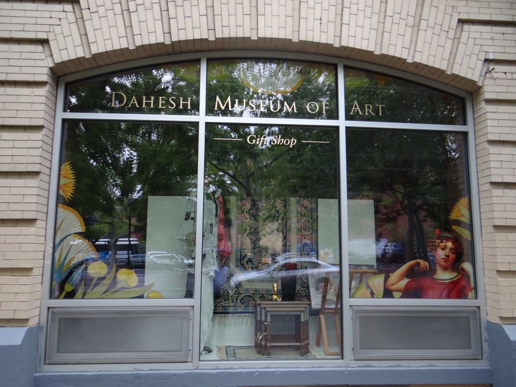 12--museum exhibit graphics window clings cut vinyl